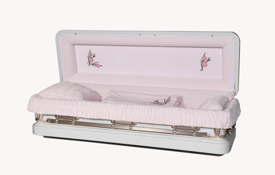 Primrose Full Couch Steel Casket – Solace Caskets