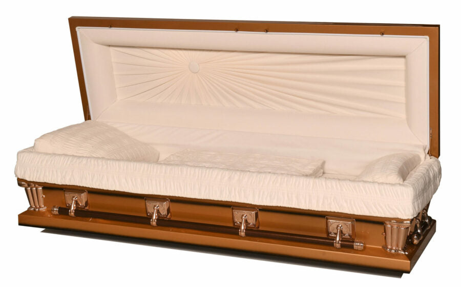 Majestic Tigereye Plus Size Full Couch Casket – Solace Caskets