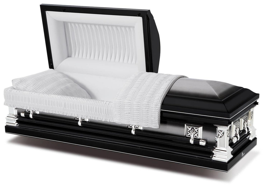 Batesville Onyx Half Couch Steel Casket – Solace Caskets