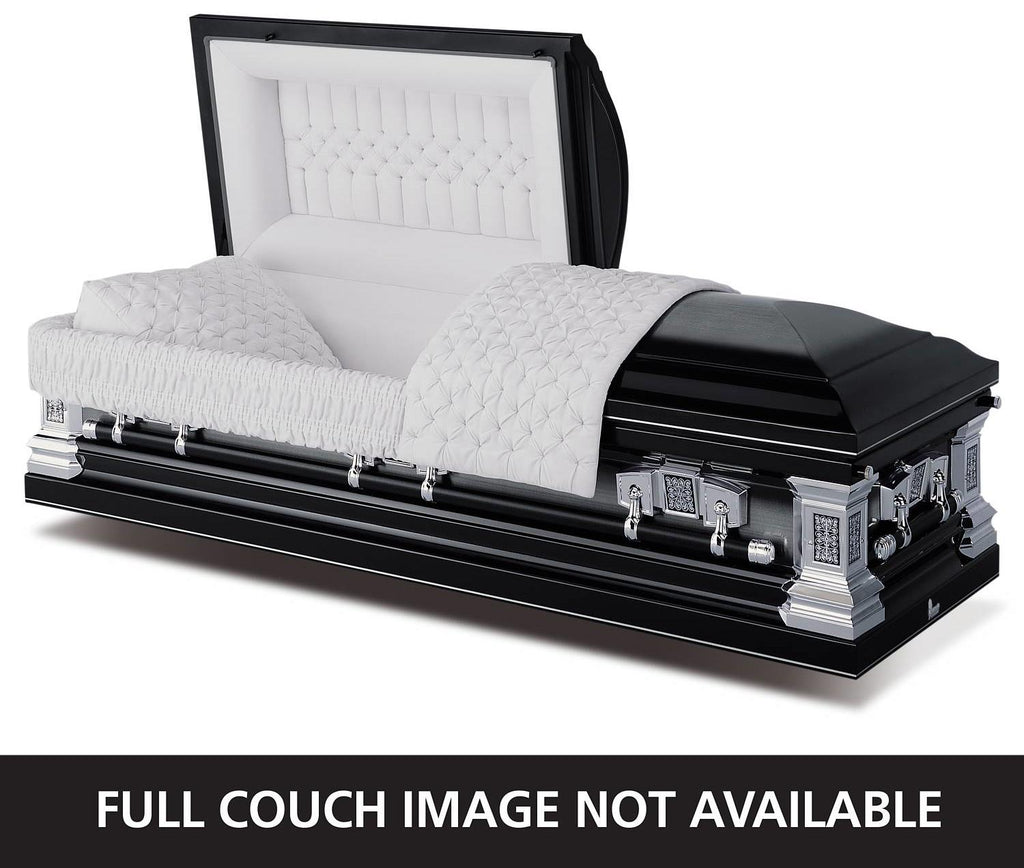 Batesville Onyx Stainless Steel Full Couch Casket – Solace Caskets