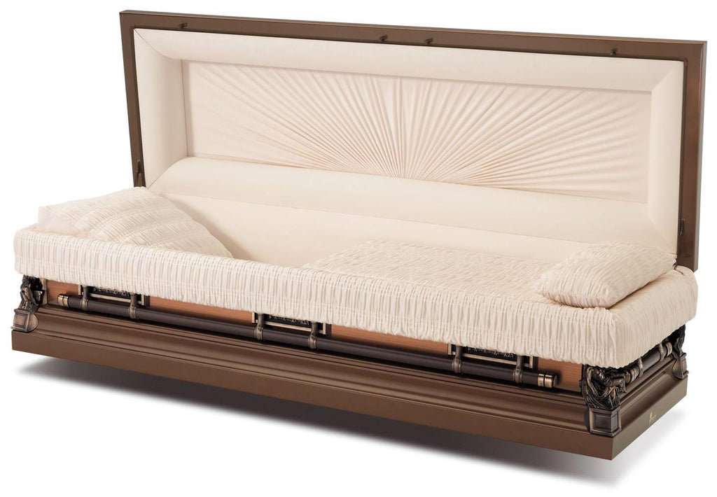 Batesville Mediterranean Solid Copper Full Couch Casket – Solace Caskets