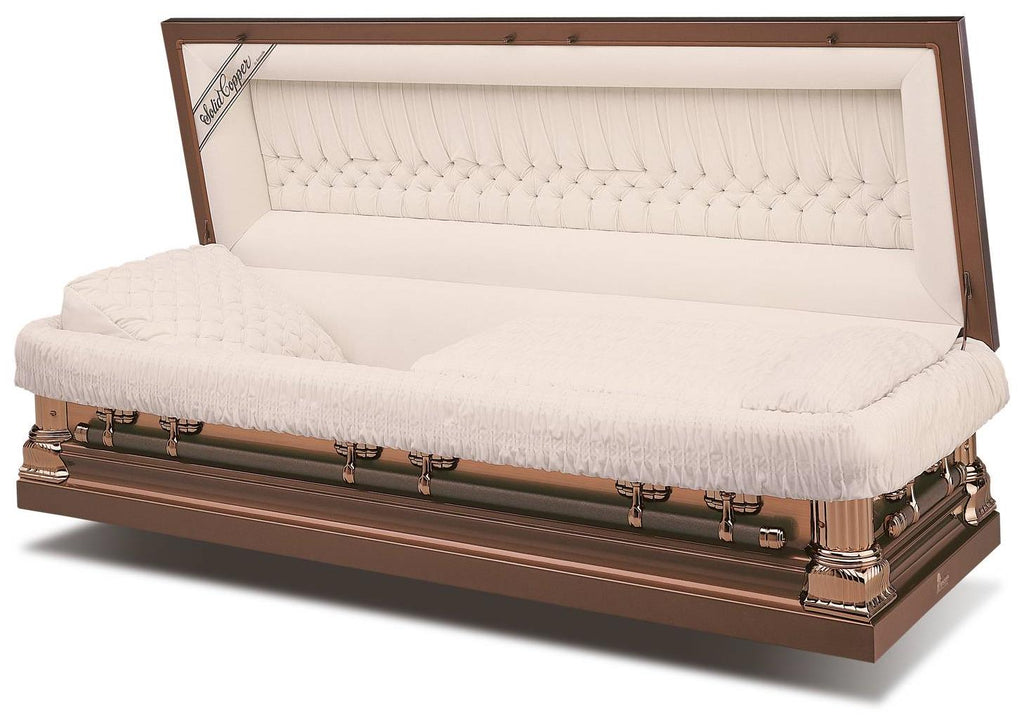 Batesville Aegean Solid Copper Full Couch Casket – Solace Caskets