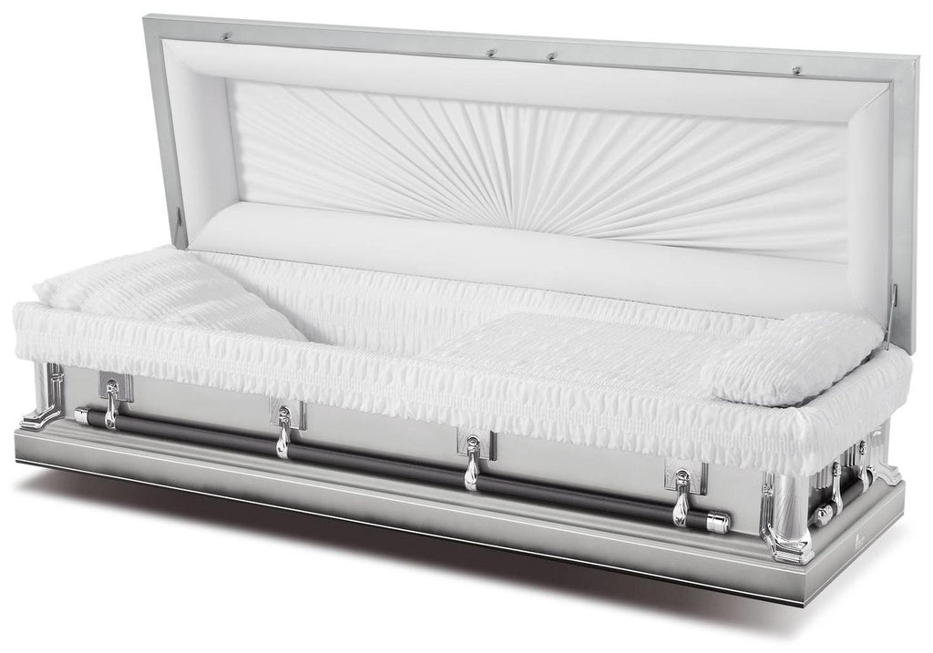 Batesville Franklin Silver Full Couch Casket – Solace Caskets