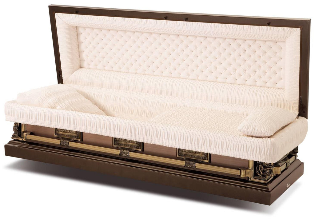Batesville Pieta Star Quartz Full Couch Steel Casket – Solace Caskets