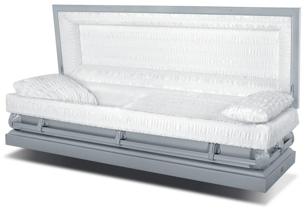 Batesville Apollo Silver Full Couch Casket – Solace Caskets