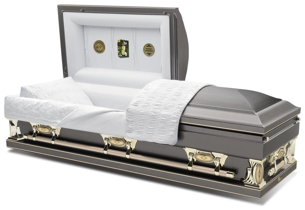 Batesville Wynter Grey 28" Half Couch Casket – Solace Caskets