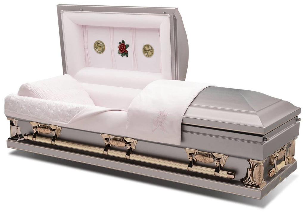 Batesville Autumn Rose 28" Half Couch Casket – Solace Caskets