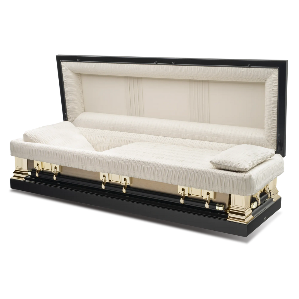 Batesville Vega Onyx Full Couch Steel Casket – Solace Caskets
