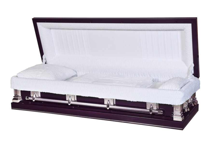 Royal Purple Full Couch Casket – Solace Caskets