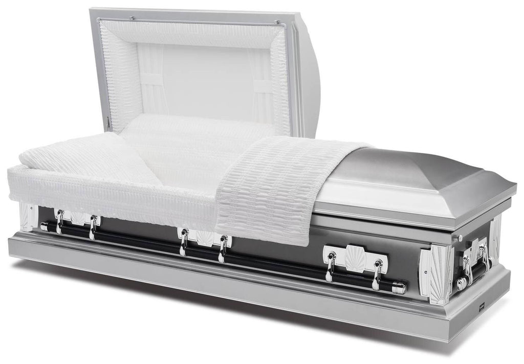 Batesville Argo Silver Half Couch Casket – Solace Caskets