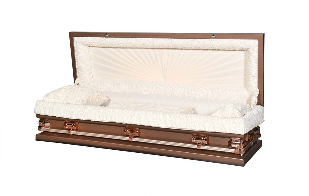 Empire Bronze Plus Size Full Couch Casket – Solace Caskets