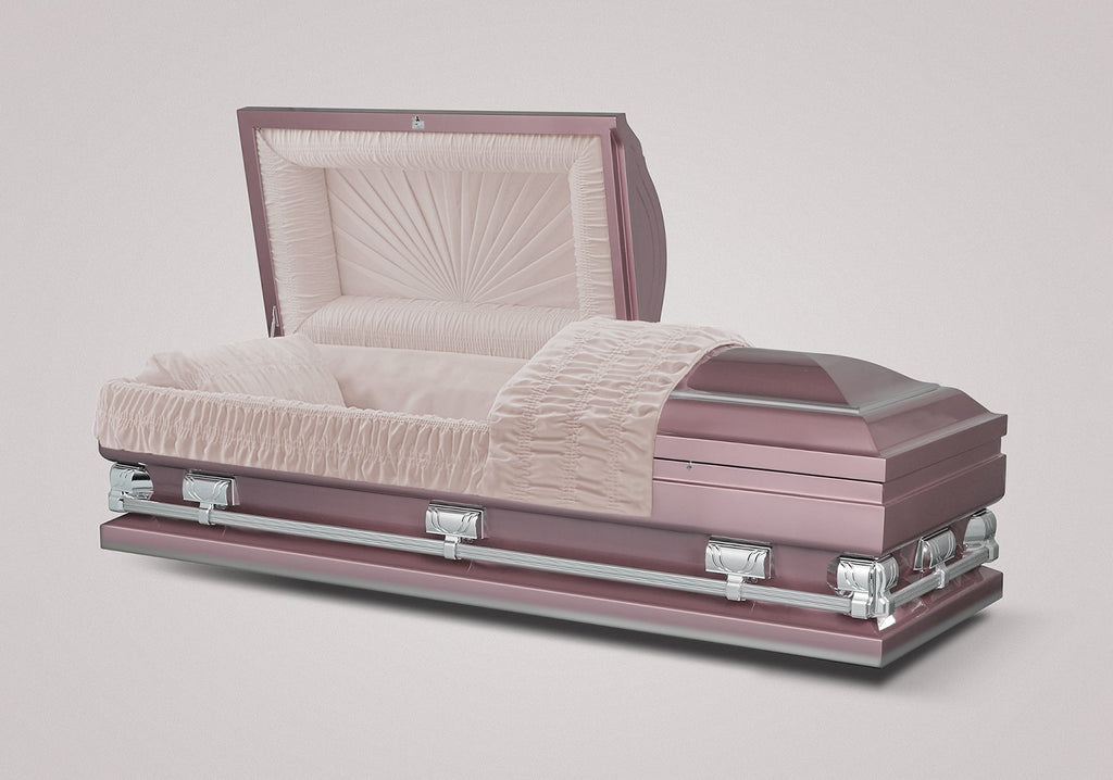 Empire Hyacinth Plus Size Half Couch Casket – Solace Caskets