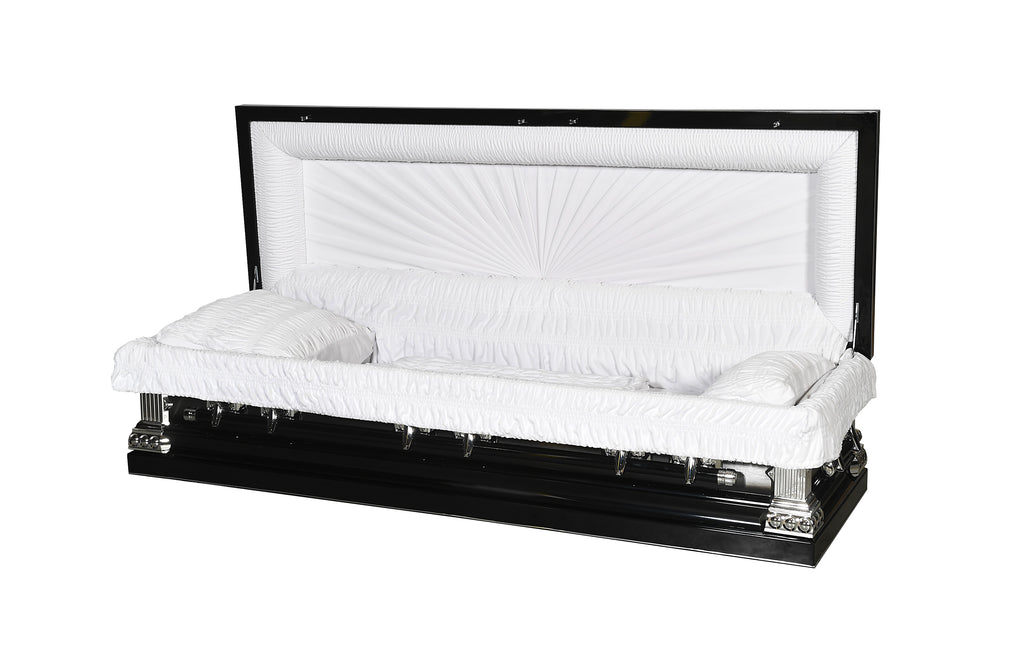 Onyx Full Couch Steel Casket – Solace Caskets