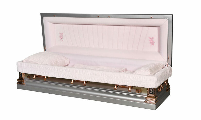 Tapestry Rose Full Couch Casket – Solace Caskets