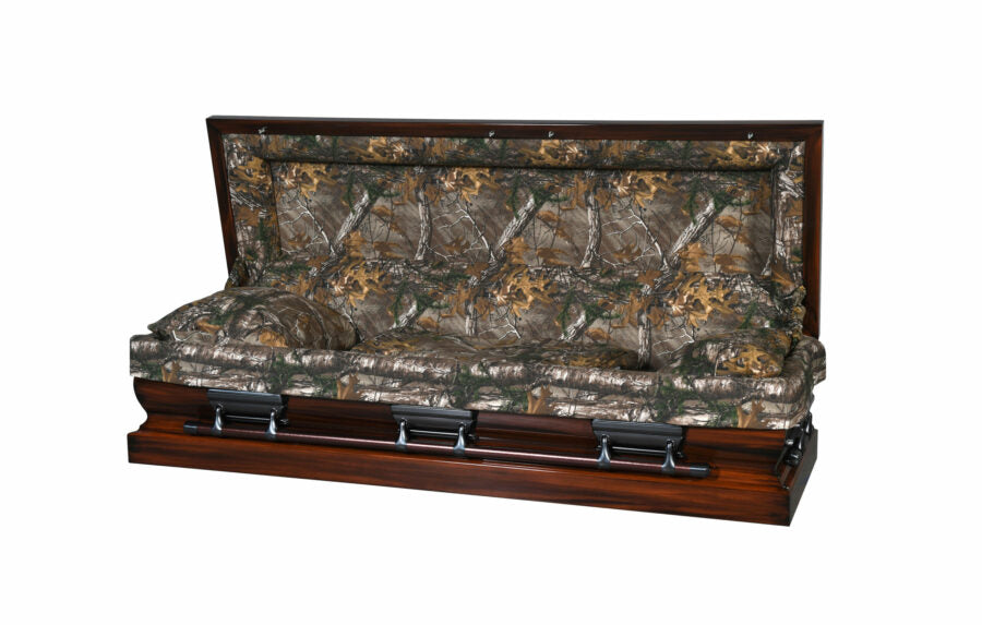 Sportsman Hunter Full Couch Casket – Solace Caskets
