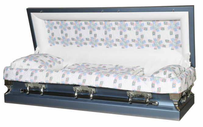 Forever Quilt Full Couch Casket – Solace Caskets